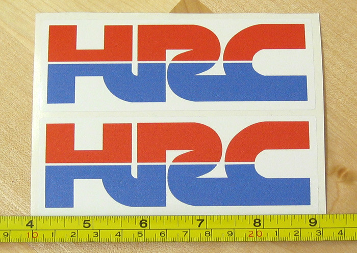 HRC Honda Racing Corporation Decals Emblems Logos