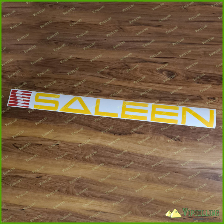 Saleen Ford Racing Car Windshield Decal Sticker Red White Silver Kit ...