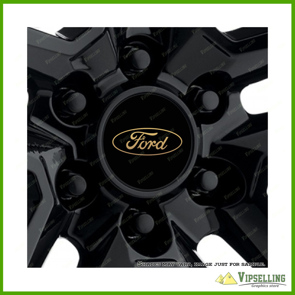 Ford Logo Mustang Horse Wheel Center Cap Laminated Decals Stickers Set ...
