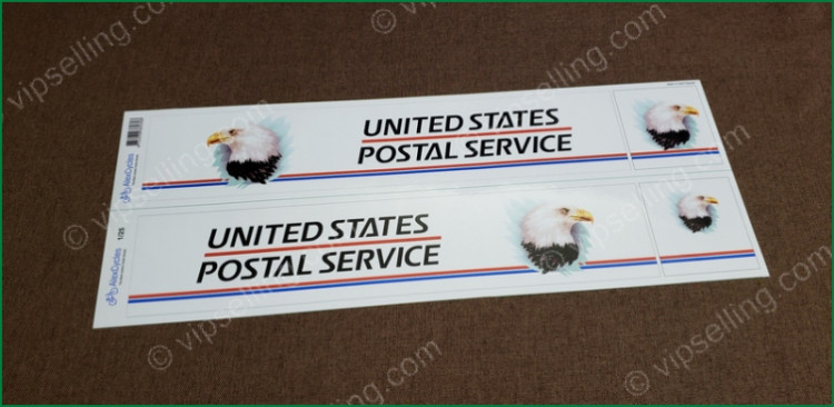 Tamiya 1/25 Scale Truck Trailer Box USPS Eagle Laminated Decals ...