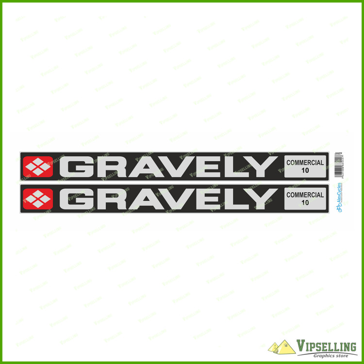 Lg GRAVELY Mower Lawn Tractor Laminated Decals Stickers Commercial 10 ...