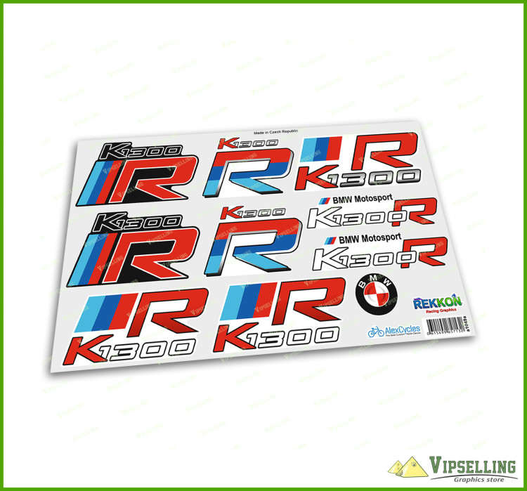 BMW Motorrad Motorsport K1300R Big Laminated Decals Stickers Kit ...