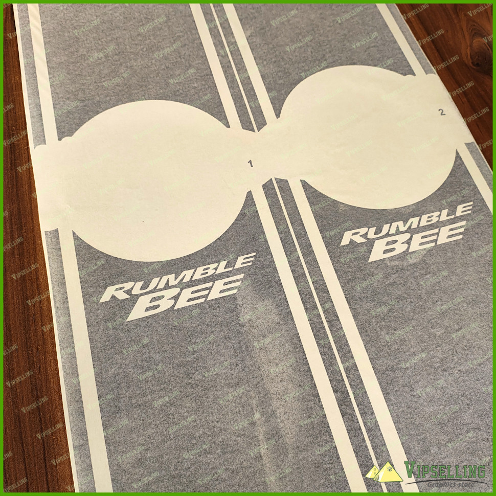 Dodge Rumble Bee Stripes RAM 1500 2500 3500 Decals Kit | vipselling.com